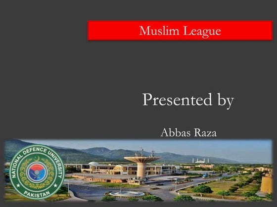 All India Muslim League | DOC