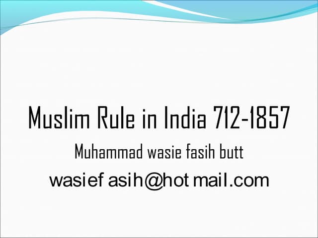 6 th lec.advent of islam in sub continent | PPTX