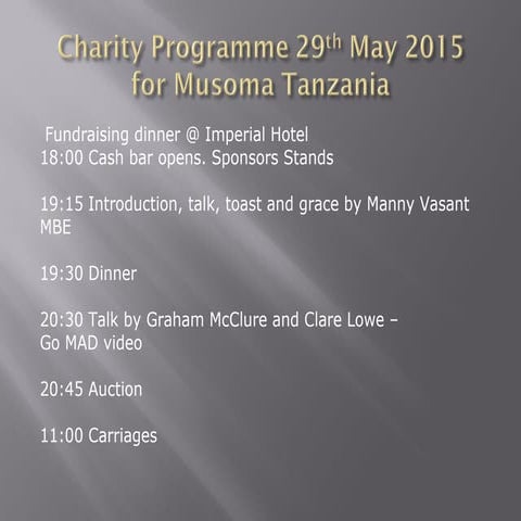 Musoma Project | PDF