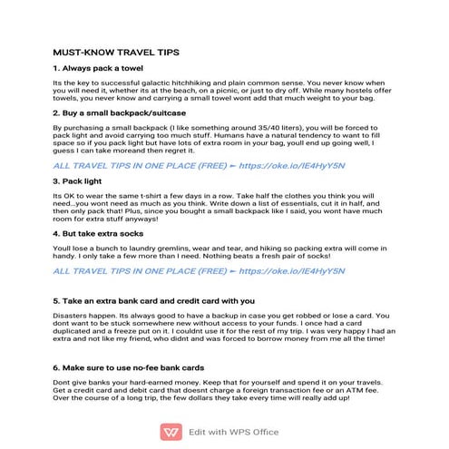 Must know travel hack | PDF