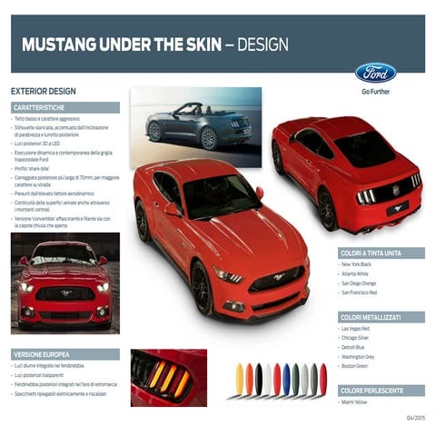 Mustang 2015 fact sheet | PDF