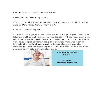 Must be at least 400 wordsPerform the following tasks.docx