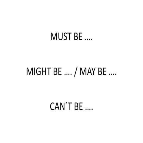 Mystery in the Americas - Must be may be can´t be taken from manual | PPTX