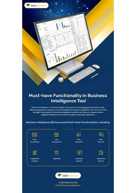 Key Components of an Efficient Business Intelligence Tool | PDF
