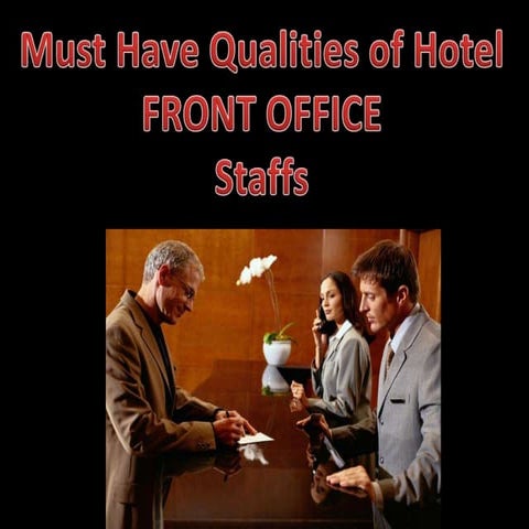 Grooming Standard for hotel professionals | PDF