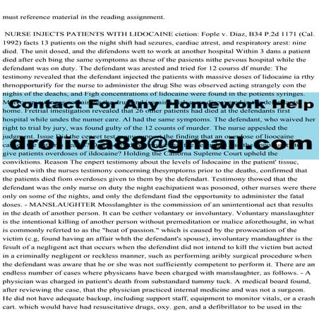 must reference material in the reading assignment. NURSE INJECTS.pdf