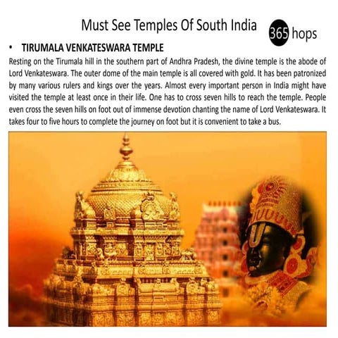 Must See Temples of South India | PPTX