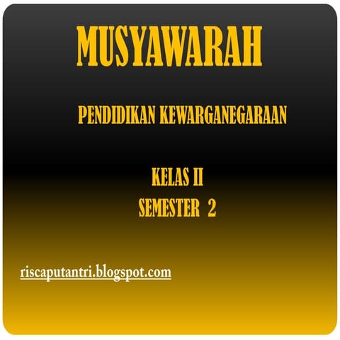 Musyawarah | PPTX