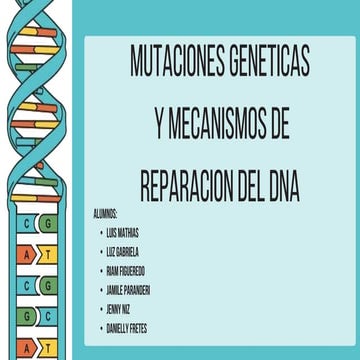 MUTACIONES GENETICAS Y MECANISMOS DE REPARACION DEL DNA (1).pptx