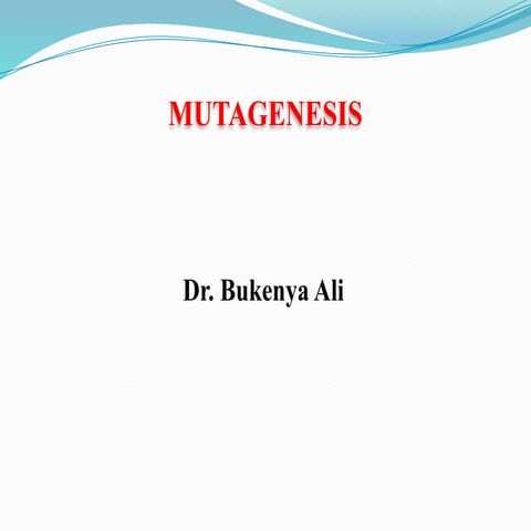 mutagenesis | PPTX