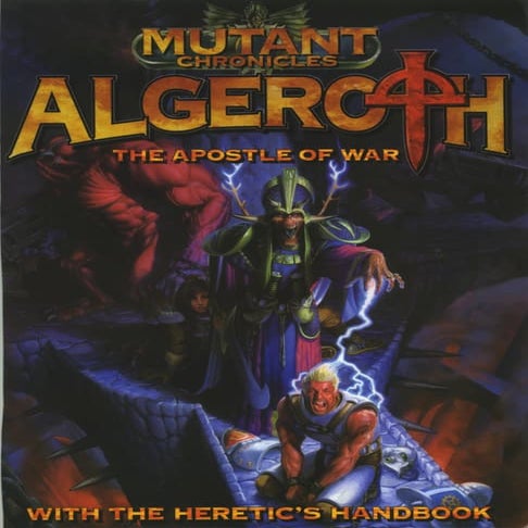 Mutant Chronicles RPG Algeroth - Apostle of War Sourcebook | PDF