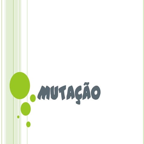 Agentes Mutagênico | PPTX
