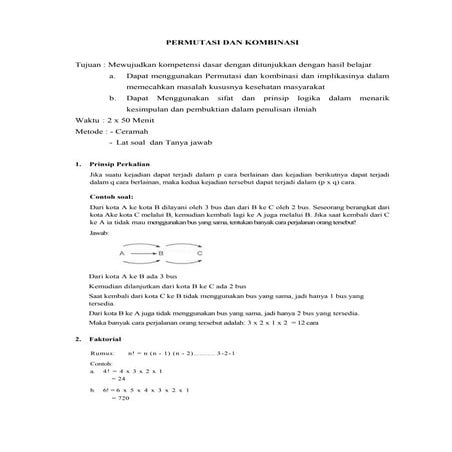 Matematika-Mutasi dan kombinasi | DOC