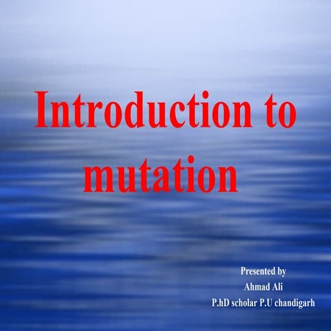 Mutation | PPT