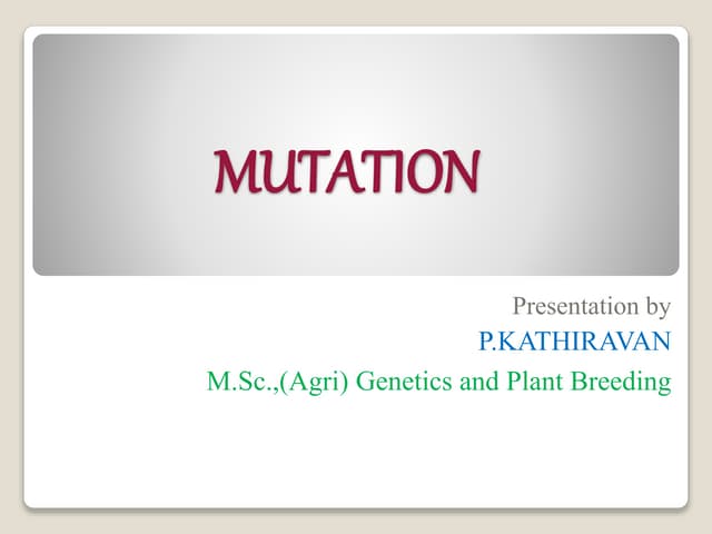 Mutationpptx