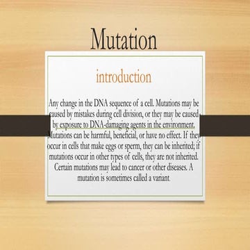 Mutation and its major different types.pptx