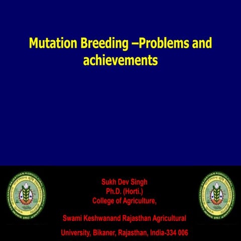 mutagenesis | PPTX