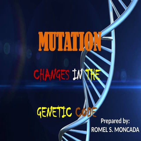 MUTATION, Genetic Disorders, Human Karyotyping, and Genetic Engineering ...
