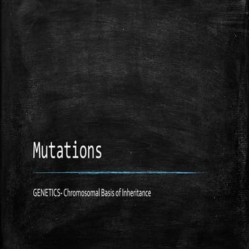Mutations | PPTX