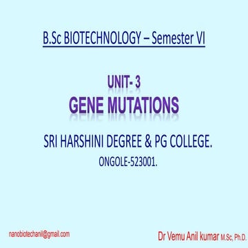 Mutations | PPT
