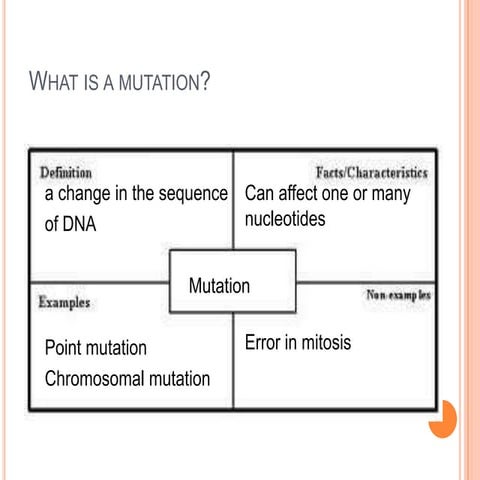 Mutations ppt notes | PPT