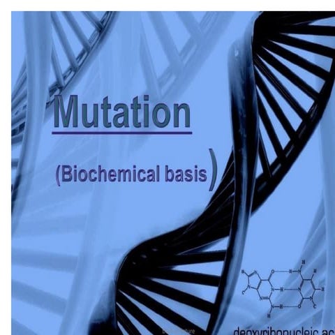 Mutations- Definition, Types with examples | PDF