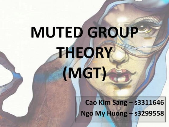 Muted group theory | PPTX | Parenting Babies and Toddlers | Parenting