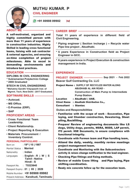 Jr. Civil Engineer Portfolio | PDF