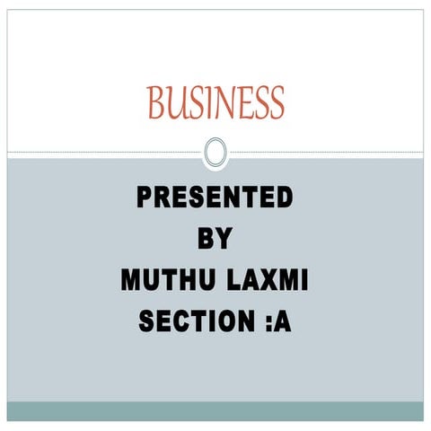 Muthu laxmi | PPT