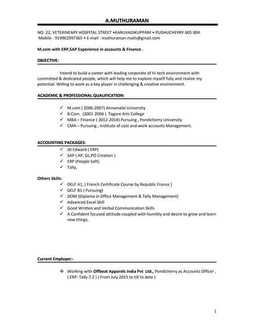 Resume Rajesh Yadav | DOCX