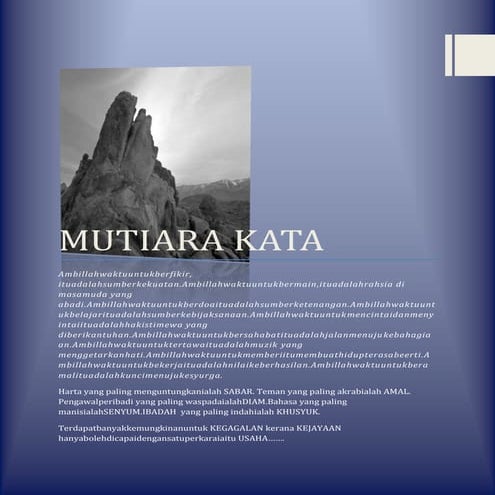 Mutiara kata | DOCX