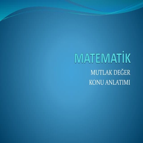 Mutlak | PPTX