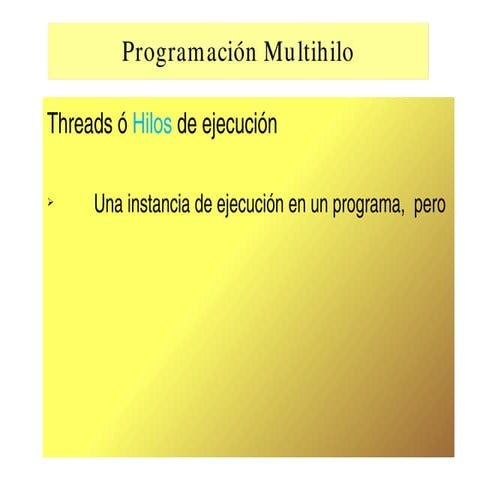 Programación Multihilo | PDF