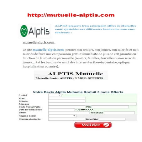 Mutuelle Alptis | DOCX