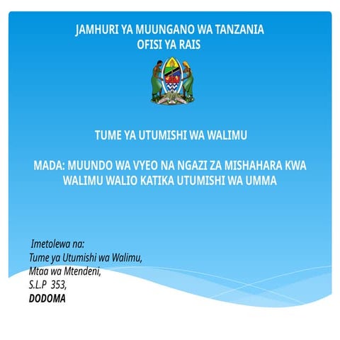 MUUNDO NA VYEO VYA WALIMU_113942.pptx tz | PPTX