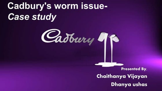 Cadbury case study | PDF