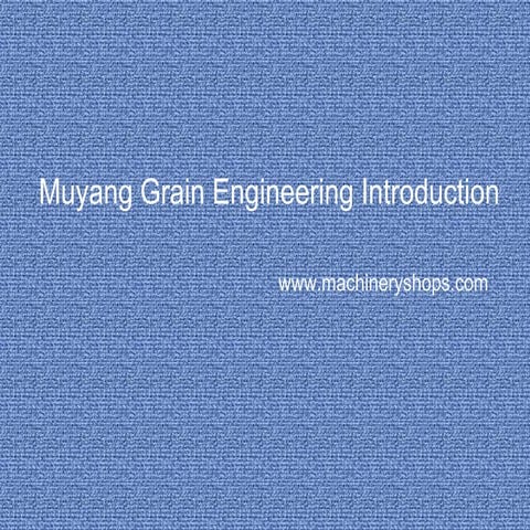 Automatic rice mill plant | PDF