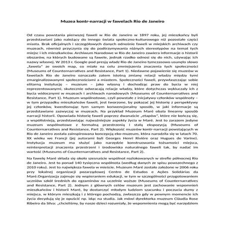 Muzea kontr-narracji w fawelach Rio de Janeiro_tekst.docx