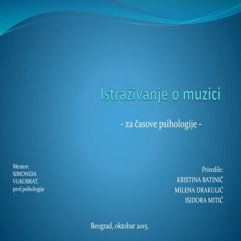 Muzika | PPT