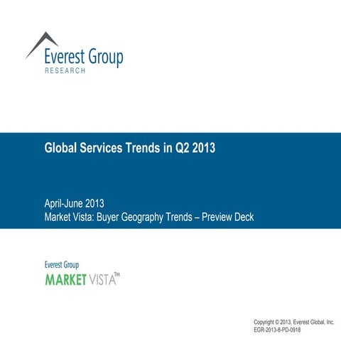 Geography Trends Report - Q2 2013 - Preview Deck | PDF