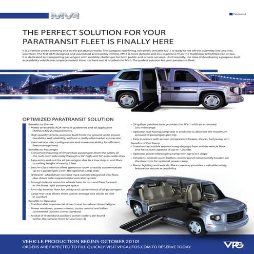 Mv 1 Paratransit | PDF