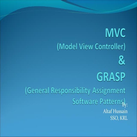 Mvc grasp | PPT