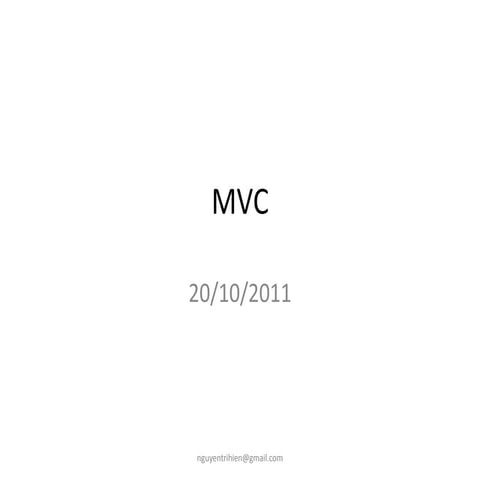 Mvc Model | PPTX