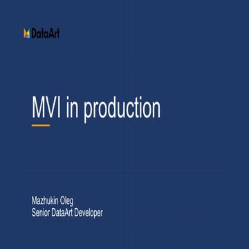 Android MVI in production | PPTX