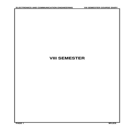 Mvjce ece 8_sem | PDF