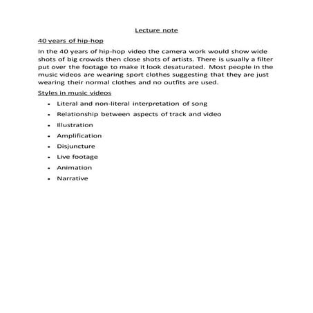 Mv lecture note 2 | DOCX