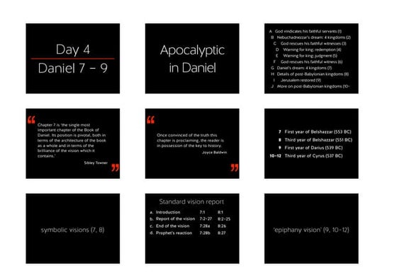 Daniel 7 - 4 Beasts | PPT