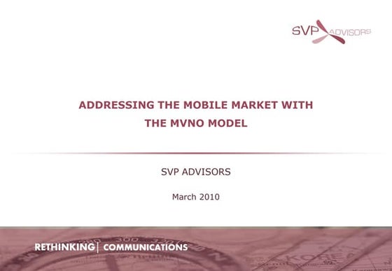 MNO, MVNO, MVNA, MVNE: Different types of mobile operators | PPT