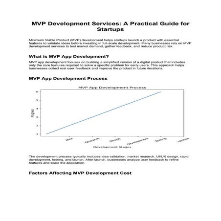 MVP Software Development: The Complete Guide | PDF