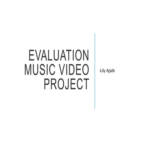 Mv production assignment evaluation form 2021 | PPT